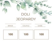 Doli Jeopardy Game - Etsy Canada
