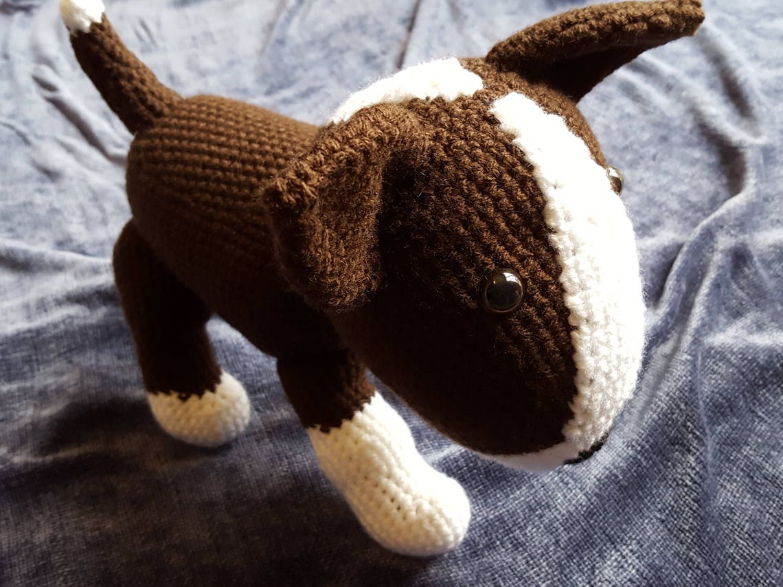 Bull Terrier Amigurumi Crochet Pattern - Etsy