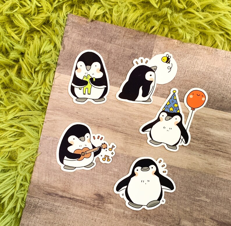 Waddle Waddle Sticker Pack - Etsy