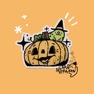 Spooky Frog Water Proof Sticker - Etsy