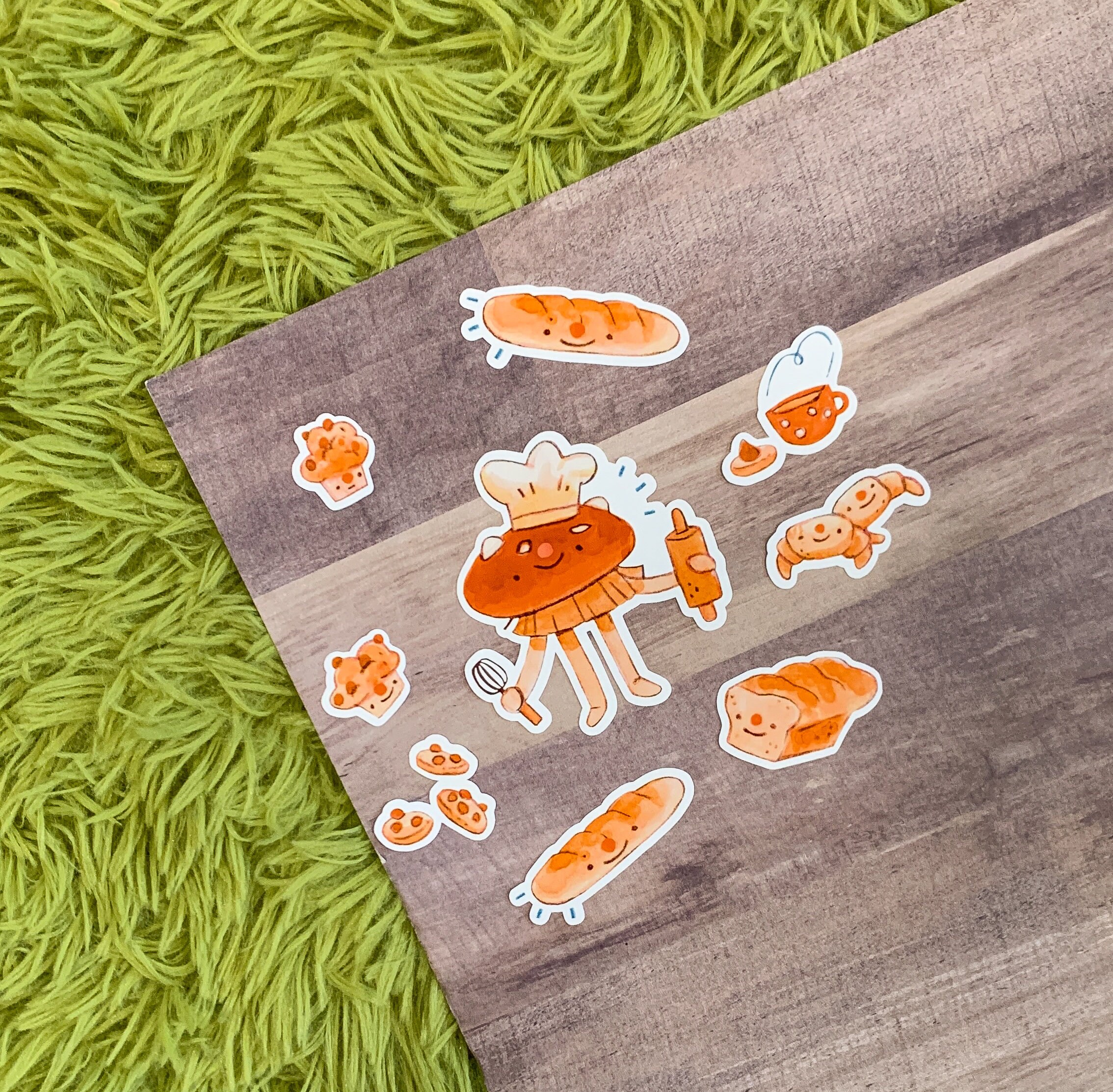 Mushy’s Bakery Sticker Pack - Etsy