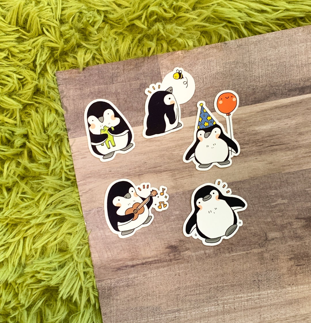 Waddle Waddle Sticker Pack - Etsy