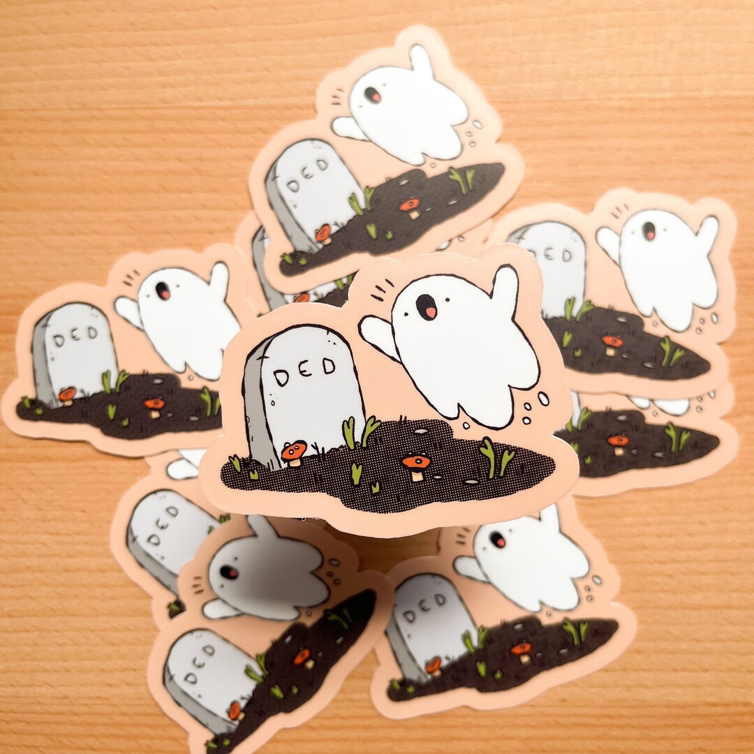 A Little Ded Waterproof Vinyl Sticker - Etsy