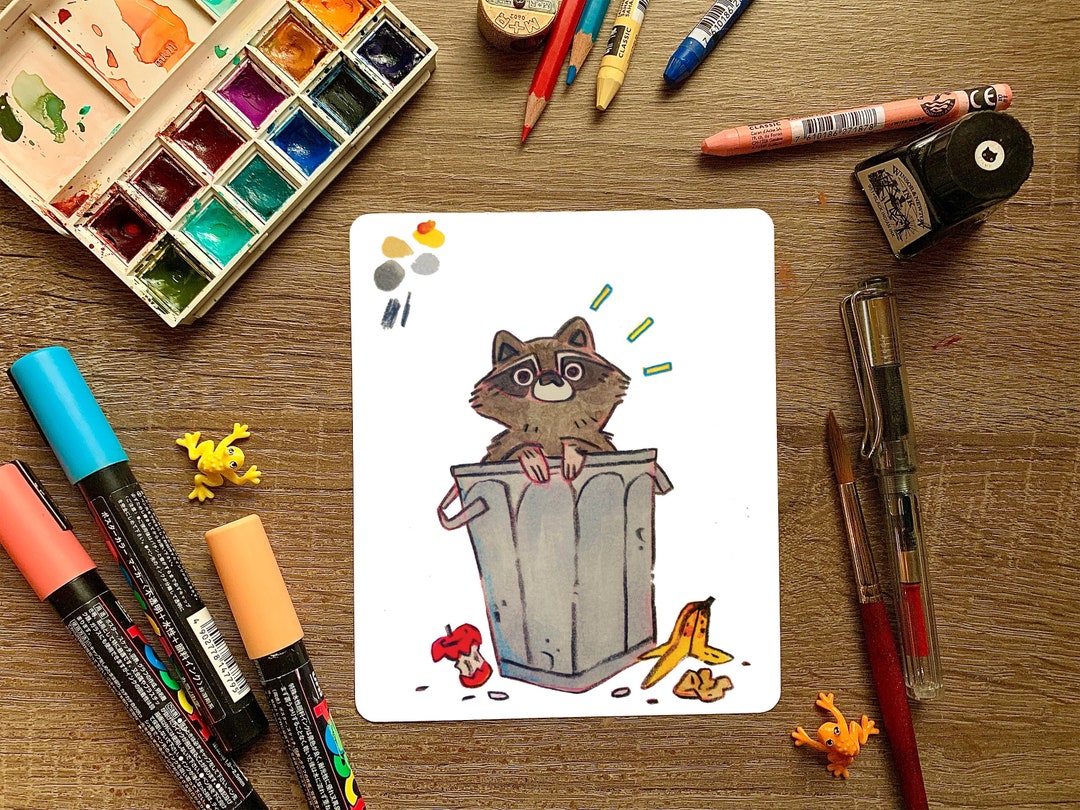 Trash Baby Mini Print - Etsy