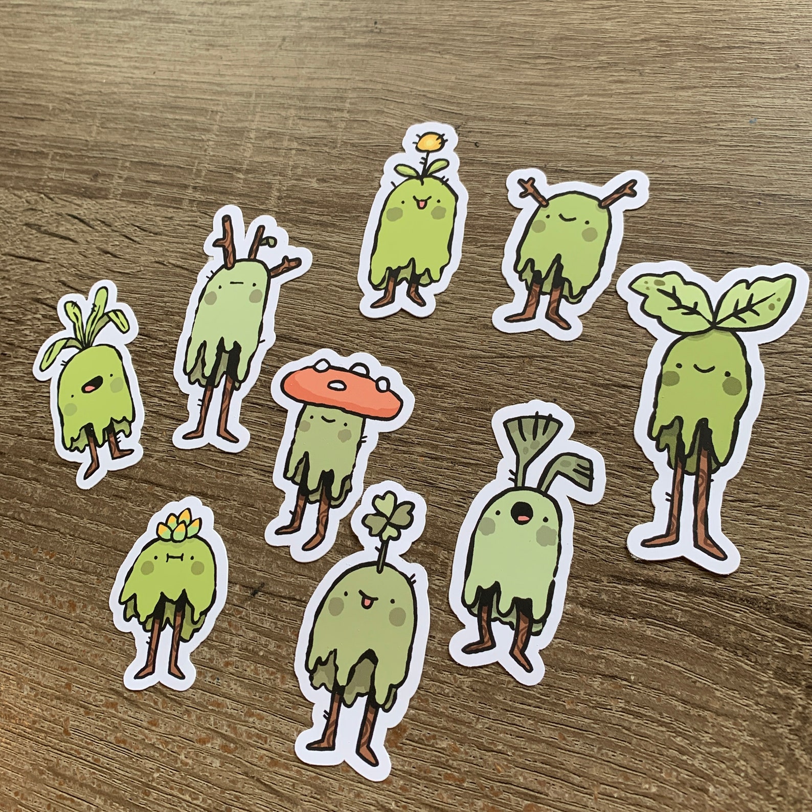 Moss spirits sticker pack | Etsy