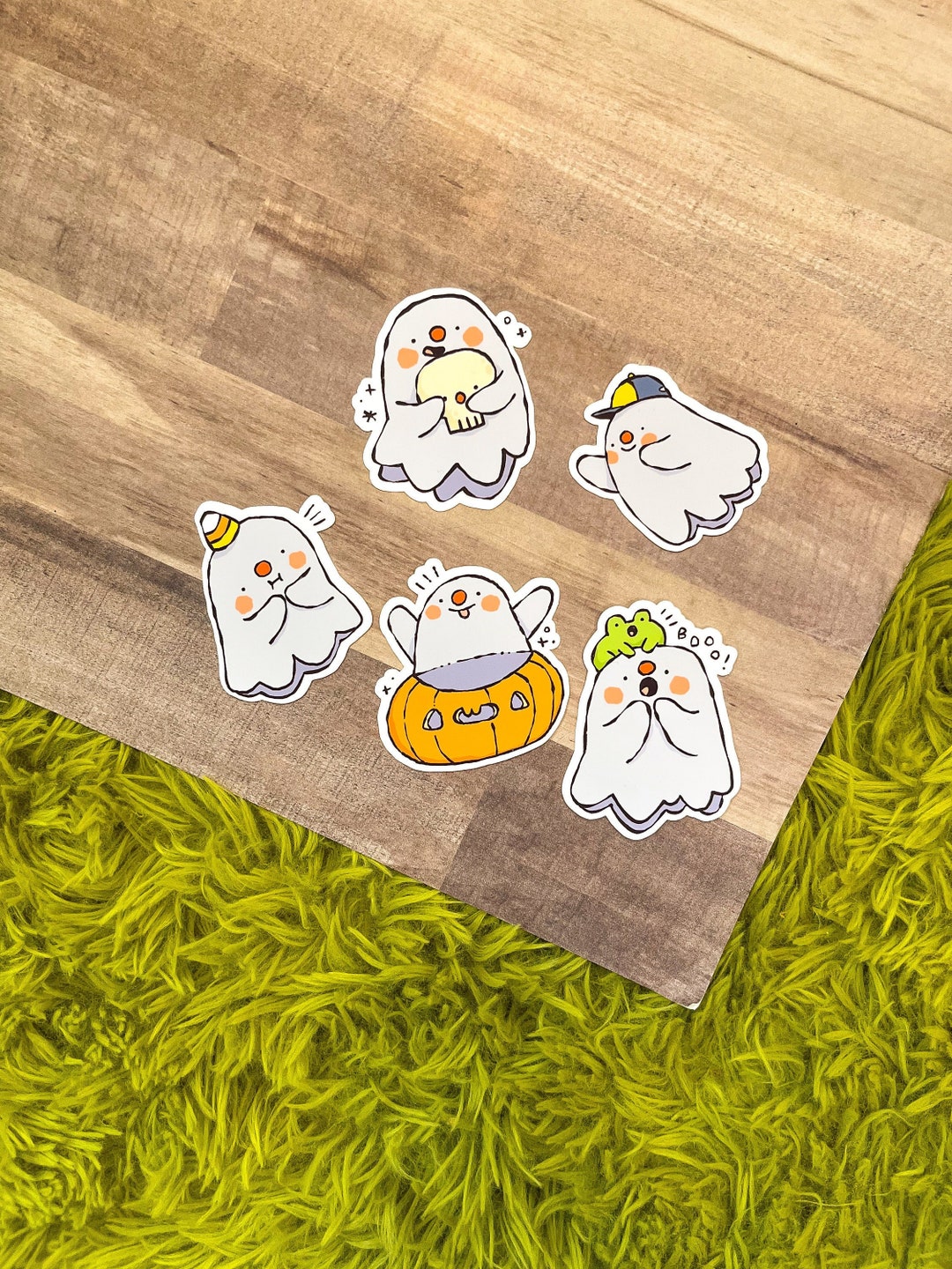 Spooky Kid Sticker Pack - Etsy
