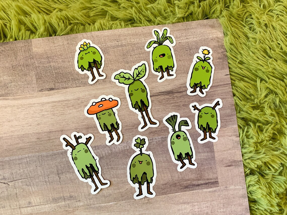 Moss Spirits Sticker Pack - Etsy