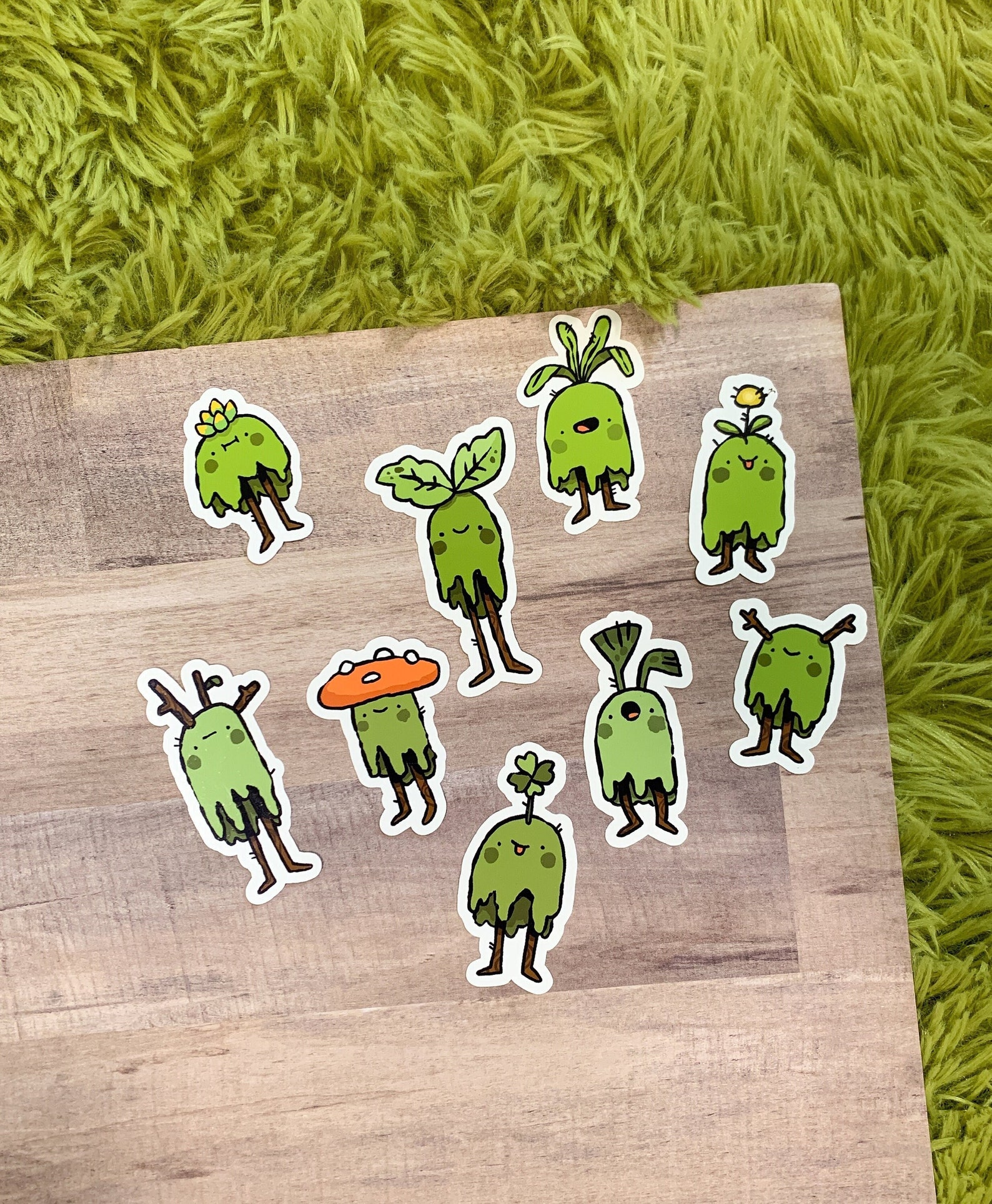 Moss Spirits Sticker Pack | Etsy