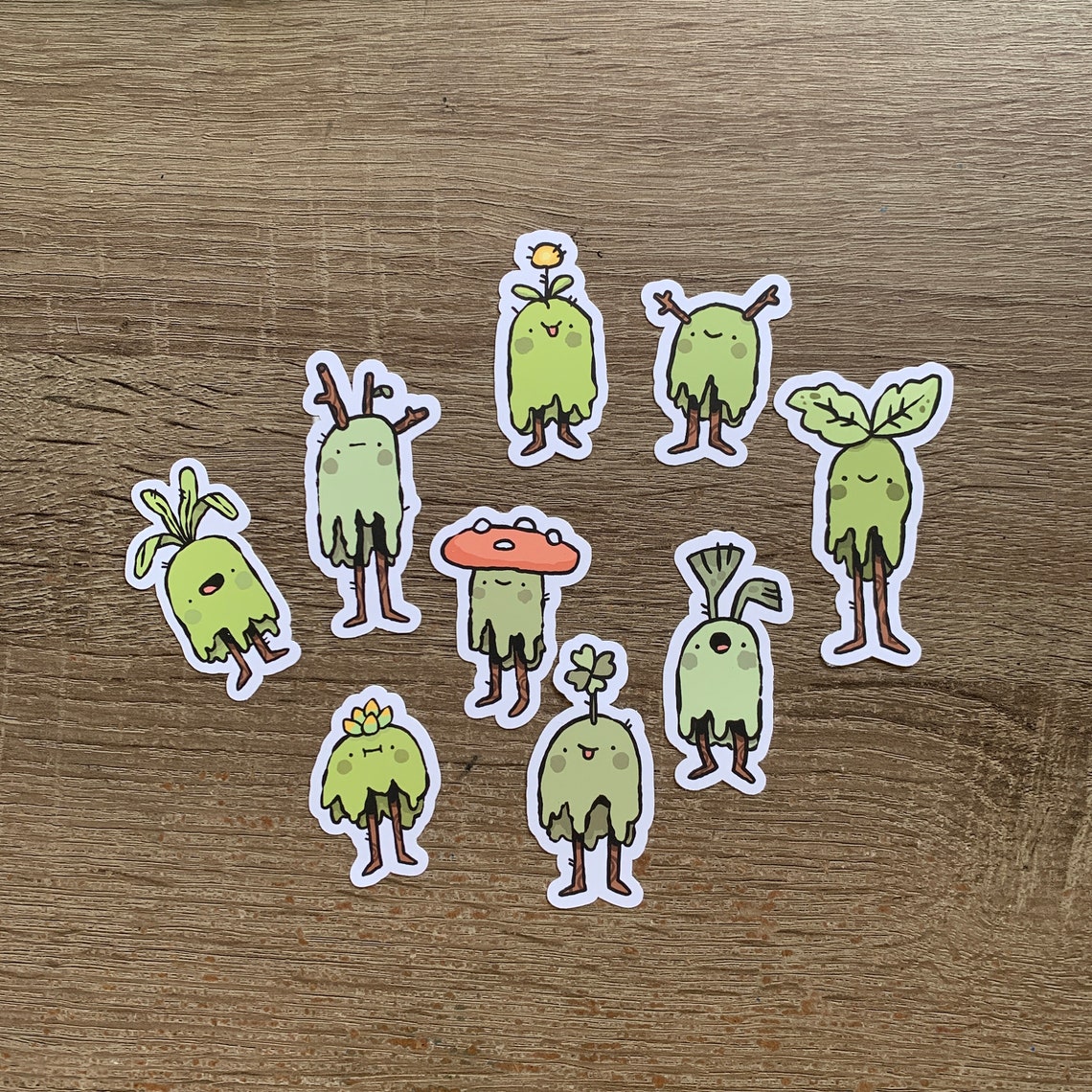 Moss spirits sticker pack | Etsy