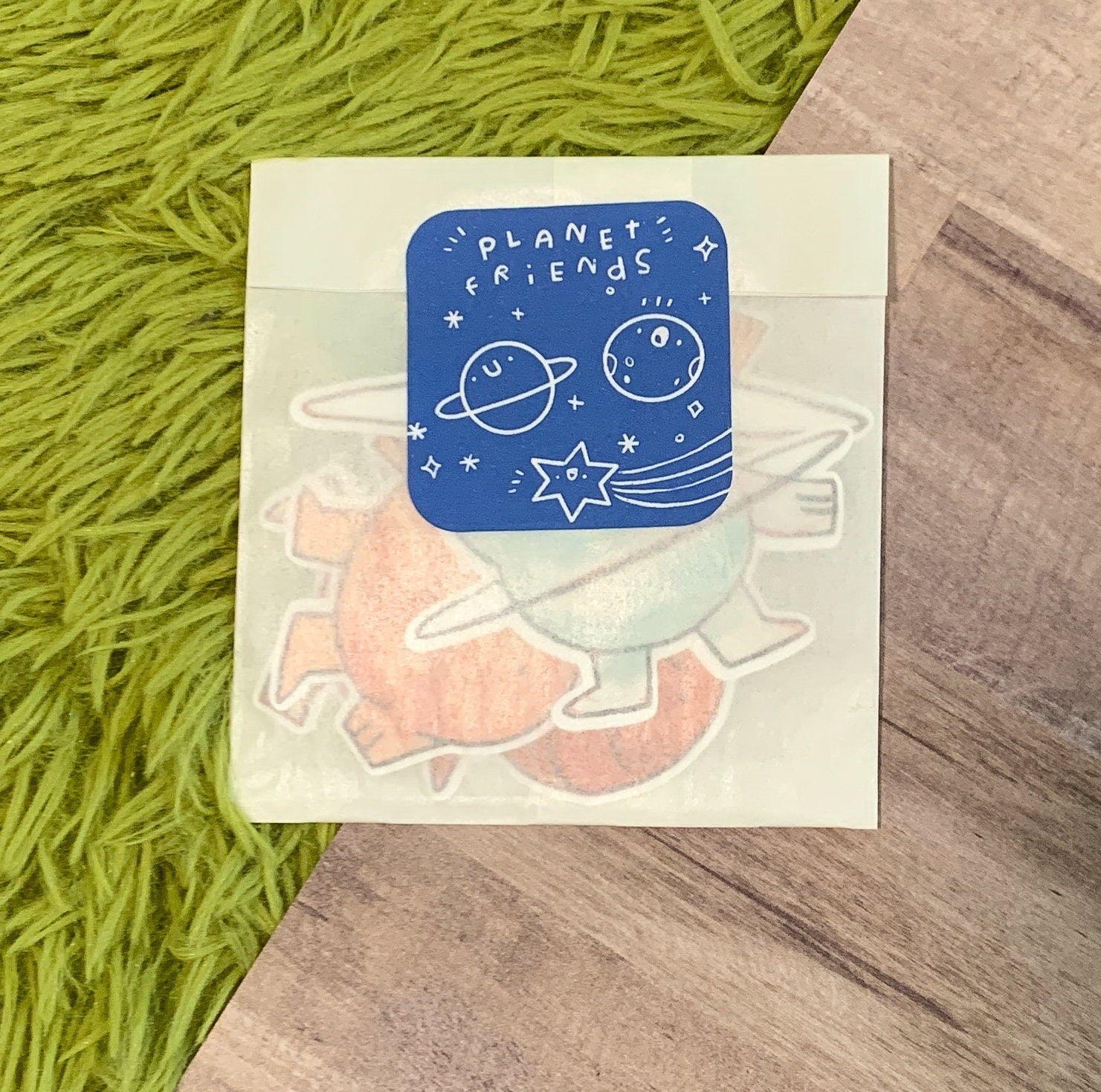 Planet Friends Sticker Pack - Etsy