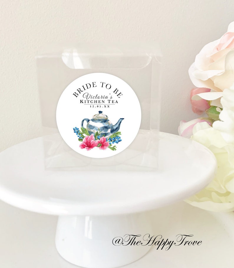 Kitchen Tea Themed Thank You Stickers Personalised Stickers - Etsy