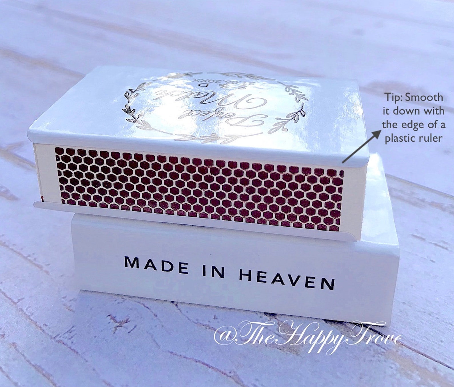 Matchbox Favour Labels the Perfect Match Match Made in - Etsy Australia