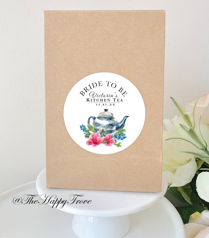 Kitchen Tea Themed Thank You Stickers Personalised Stickers - Etsy