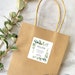 Greenery Themed Welcome Bag Stickers, Personalised Stickers, Wedding ...
