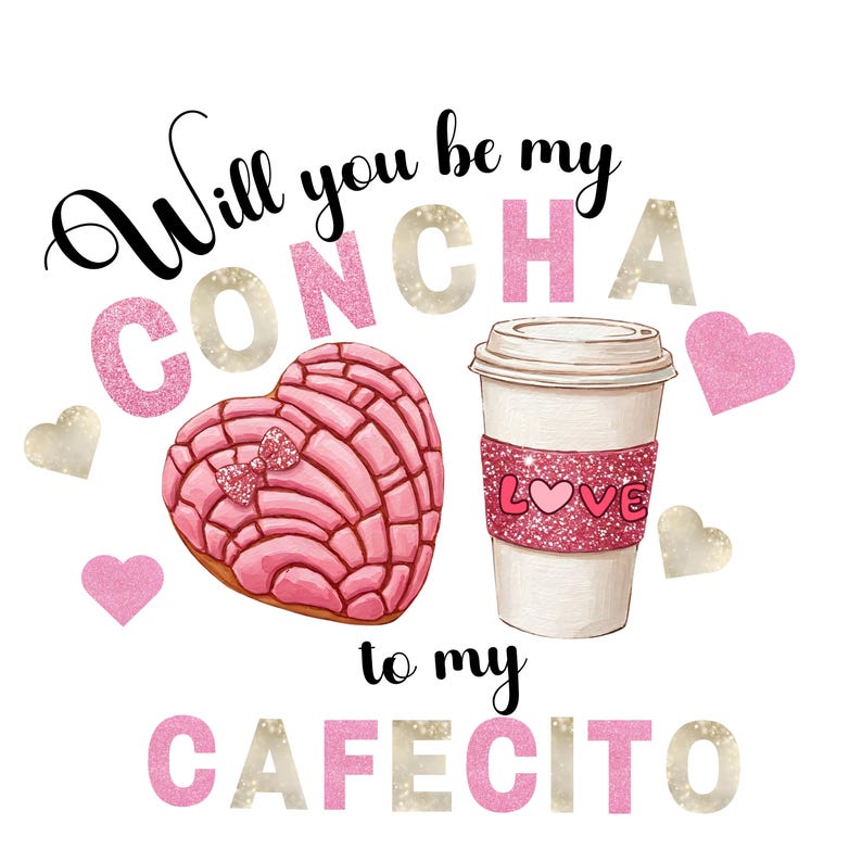 Concha Valentine Png, Retro Valentine Png, Mexican Valentine Png ...