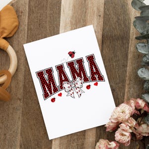 Ladybug Mama PNG: Spring Coquette Bow Clipart (digital Download) - Etsy