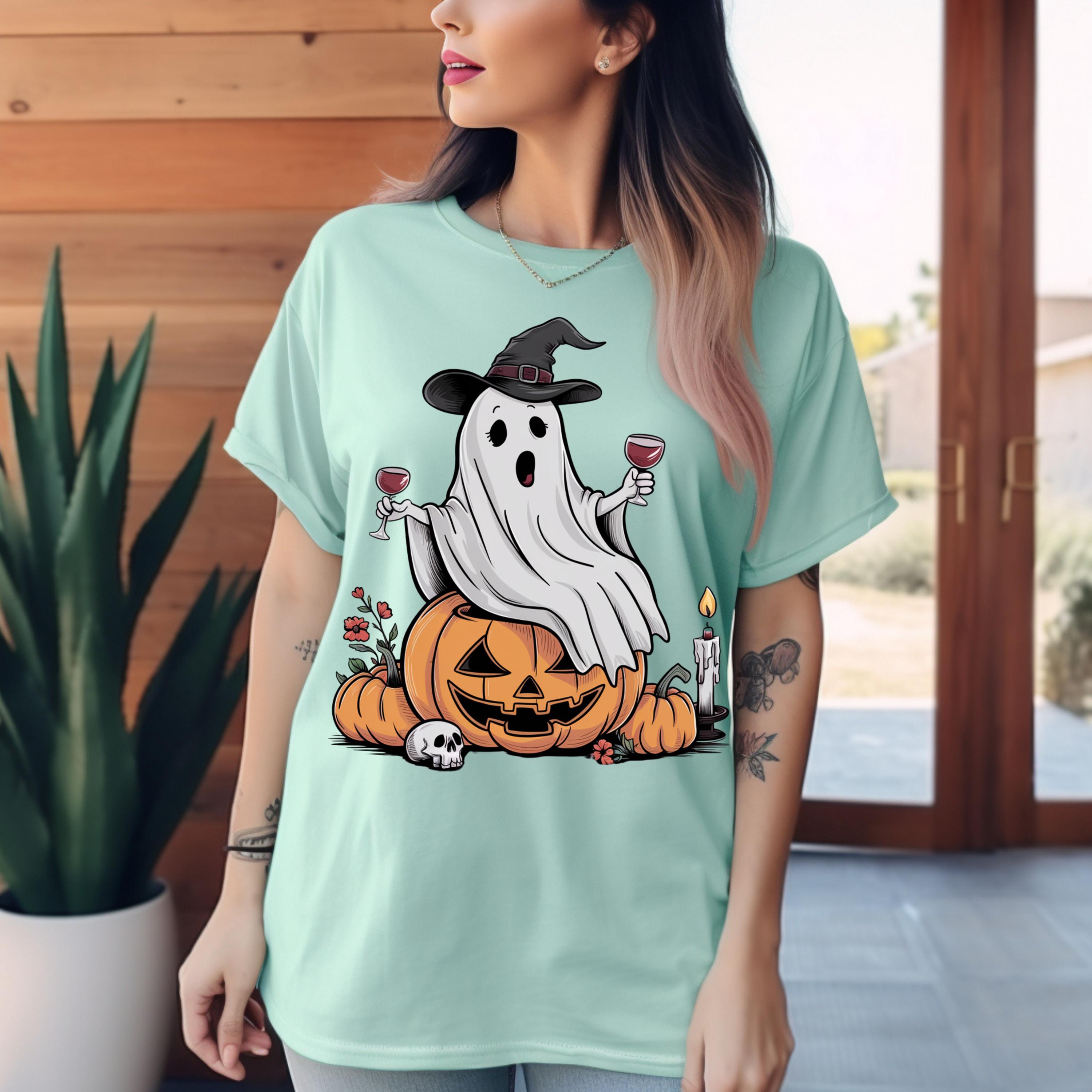 Ghost With Glass of Wine Png, Halloween Ghost Png, Ghost Png, Ghost ...