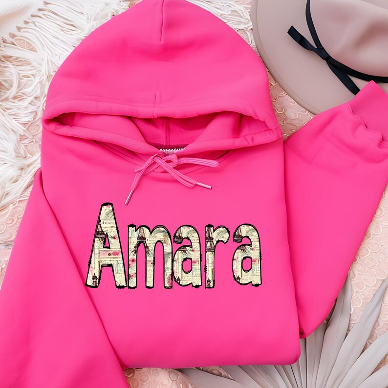 Shabby Chic Alphabet Letters PNG Bundle, Vintage Paris Watercolor, Hand ...