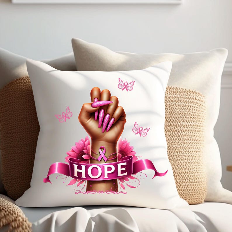 Hope Png, Hope Breast Cancer Png, Hope Sublimation Design, Breast ...
