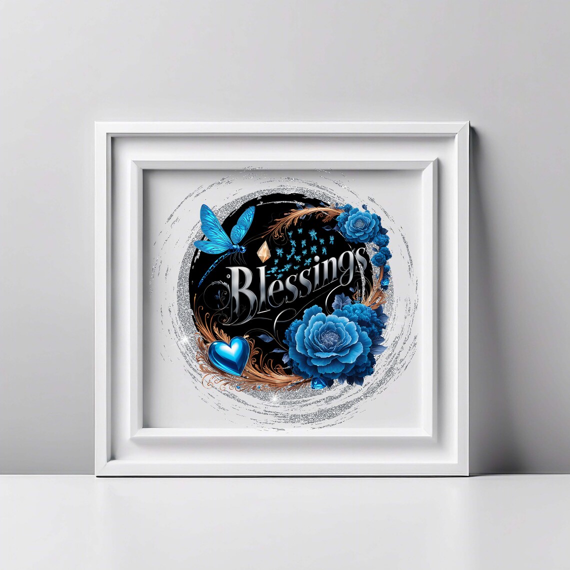 Blessings Floral Butterfly PNG: Christian Inspiration (digital Download ...