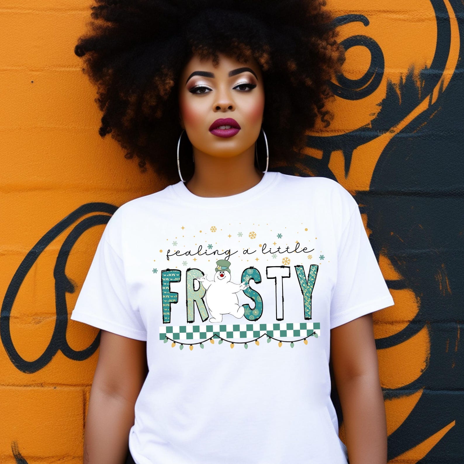 Feelin A Little Frosty Snowman PNG Christmas Sublimation, Merry ...