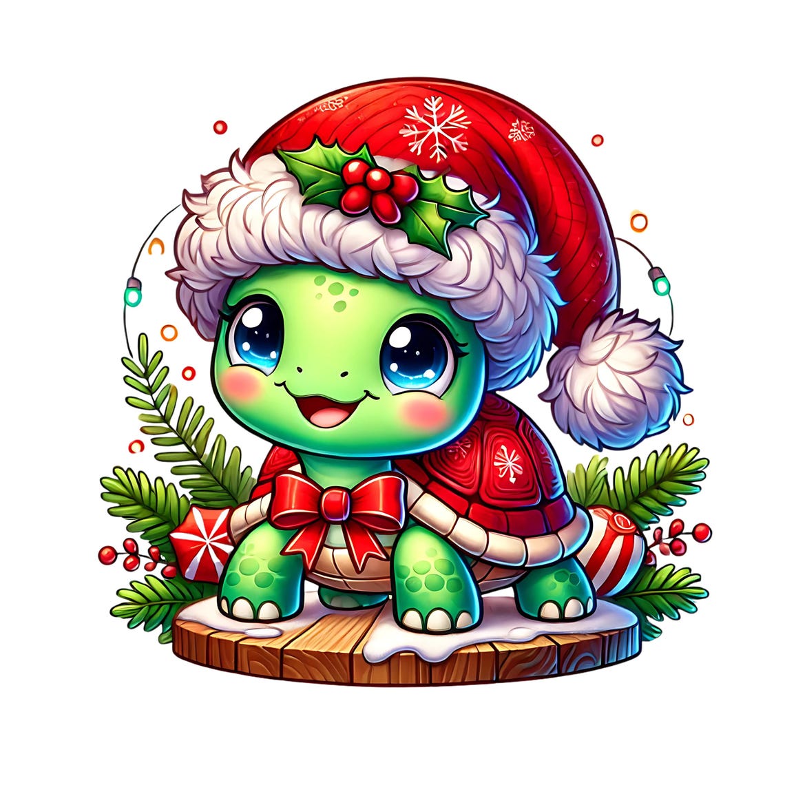 Cute Christmas Turtle PNG , Christmas Turtle PNG, Christmas Turtle ...