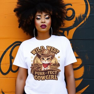 Cute Kitten Cat Country Western Cowgirl, Rodeo Life Cowgirl Png, Wild ...