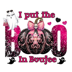 Boujee Halloween PNG: Spooky Pumpkin Design (digital Download - Etsy