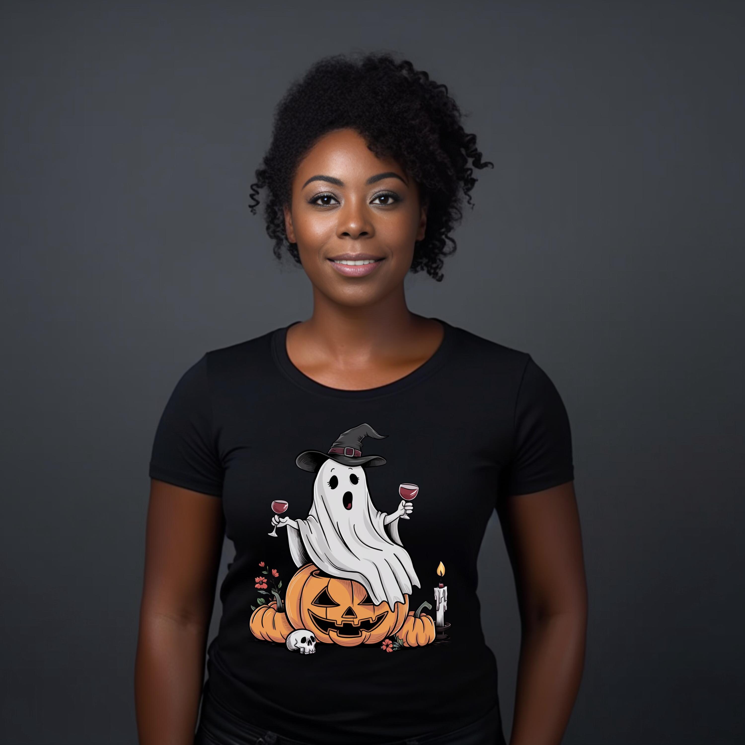 Ghost With Glass of Wine Png, Halloween Ghost Png, Ghost Png, Ghost ...