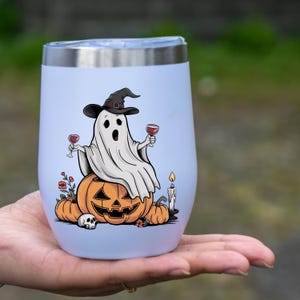Ghost With Glass of Wine Png, Halloween Ghost Png, Ghost Png, Ghost ...