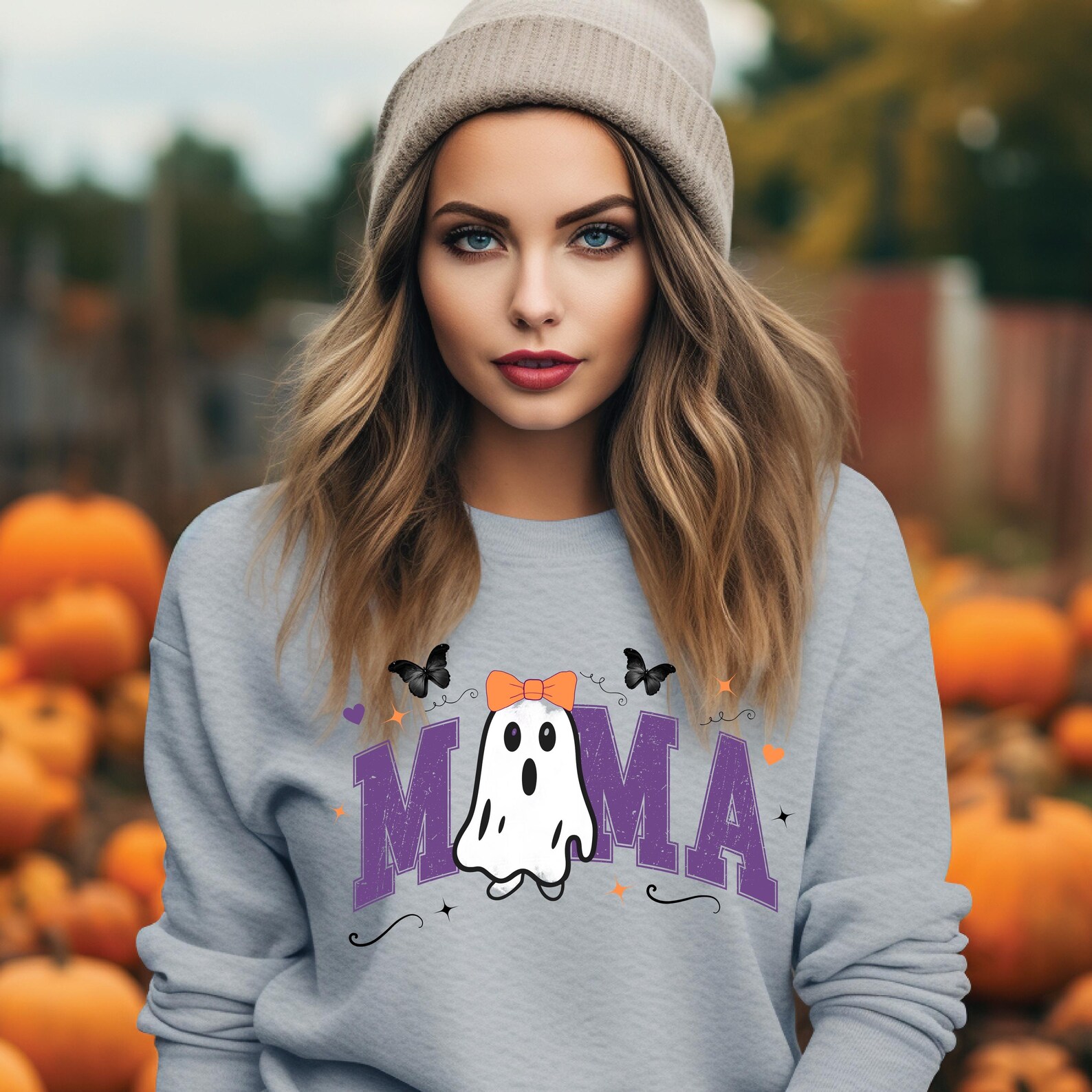 Halloween Mama Ghost PNG: Spooky Season Sublimation Design (digital ...