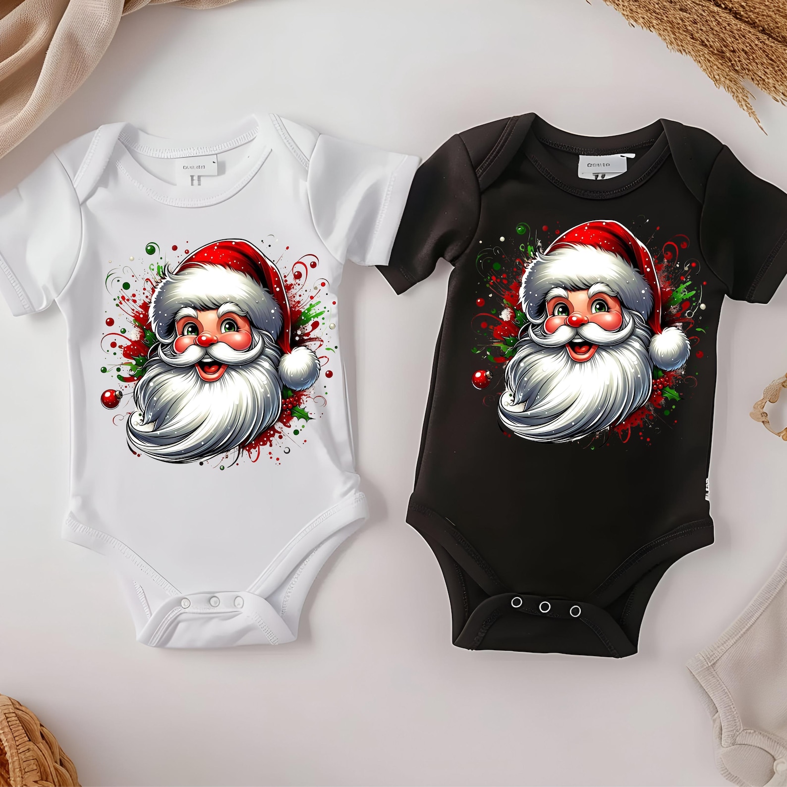Vibrant Colorful Classic Santa Png , Classic Holiday Santa PNG ...