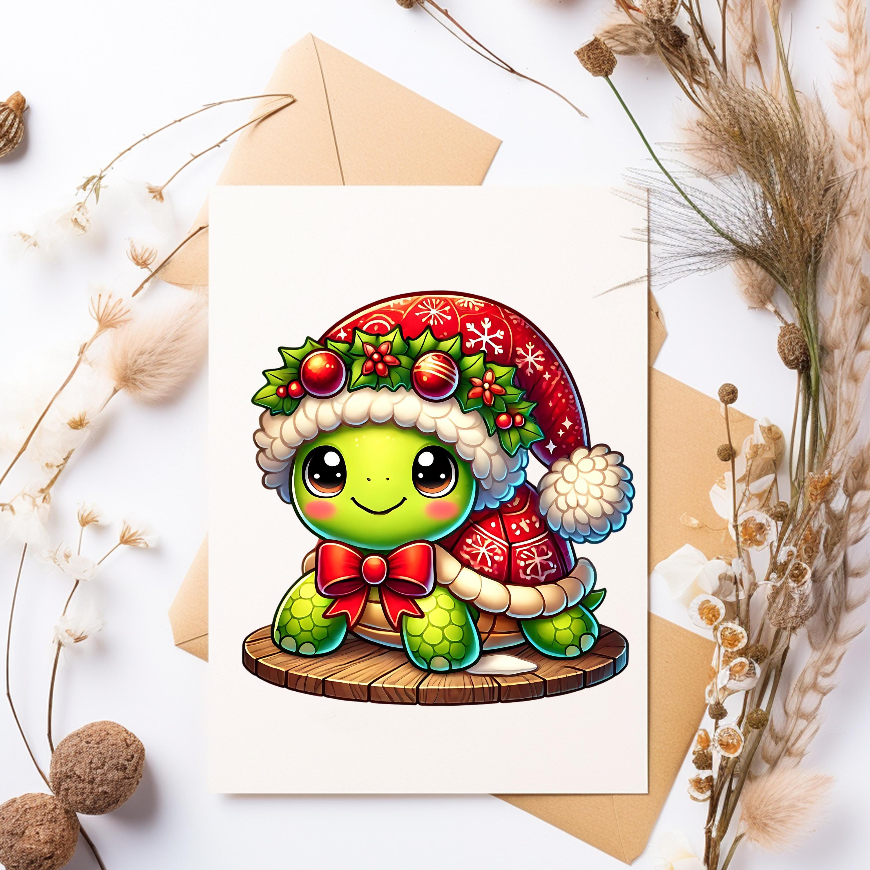 Cute Christmas Turtle PNG , Christmas Turtle PNG, Christmas Turtle ...