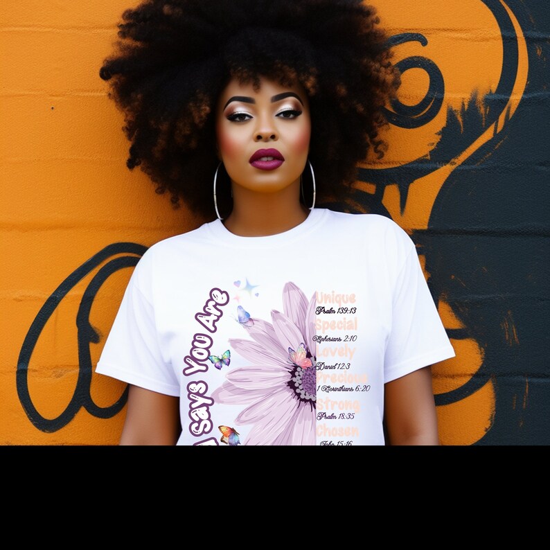 God Says You Are Png, Cute Floral Png , Christian Png, Bible Verse Png ...