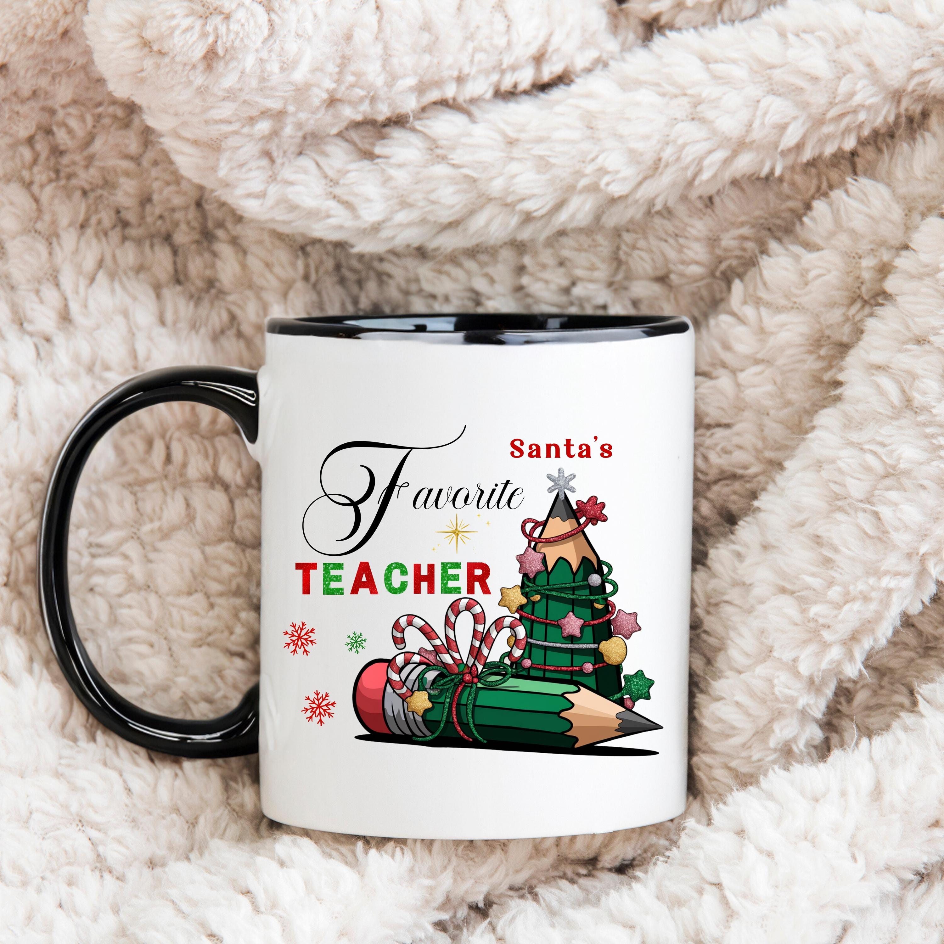 Christmas Teacher PNG: Santa's Favorite Design (digital Download) - Etsy