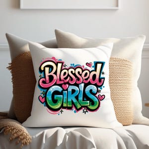 Blessed Girls PNG: Christian Bible Verse Clipart (digital Download) - Etsy