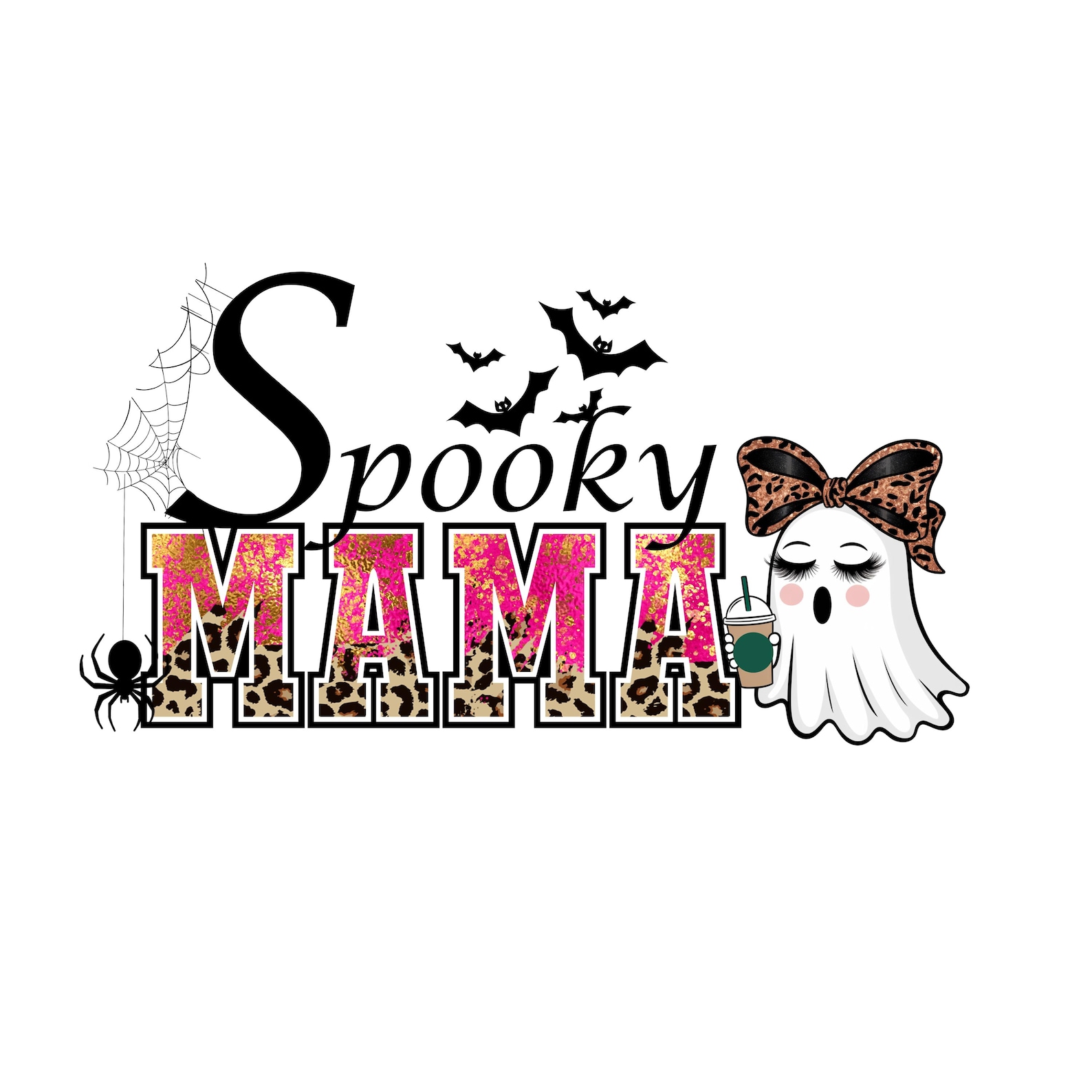 Spooky Mama Halloween PNG: Retro Gothic Design (digital Download) - Etsy