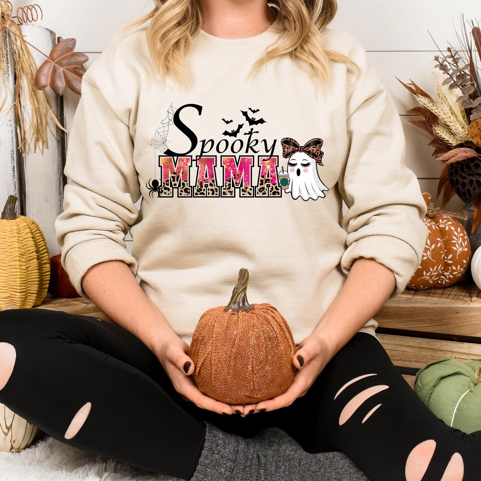 Spooky Mama Halloween PNG: Retro Gothic Design (digital Download) - Etsy