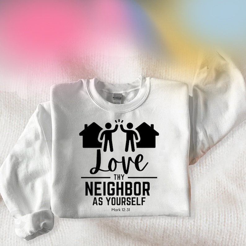 Christian Bible Quotes SVG, Love Thy Neighbor as Yourself , Bible Quote ...
