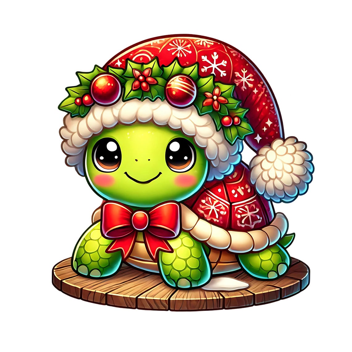 Cute Christmas Turtle PNG , Christmas Turtle PNG, Christmas Turtle ...