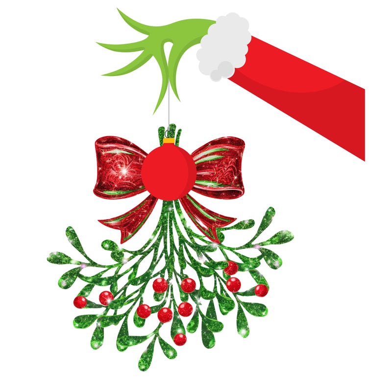 Mistletoe Svg - Etsy
