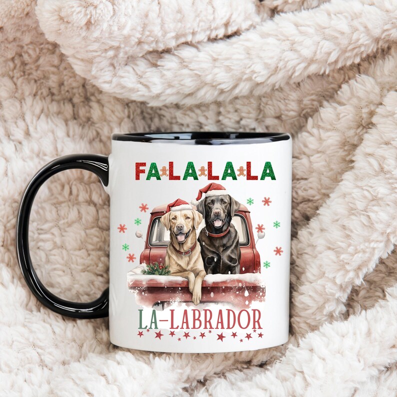 Fa La La La La Labrador Christmas Png, Festive Lab Sweater, Holiday Dog ...
