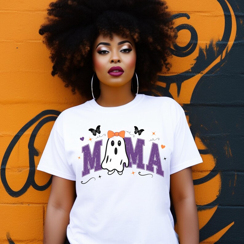 Halloween Mama Ghost PNG: Spooky Season Sublimation Design (digital ...