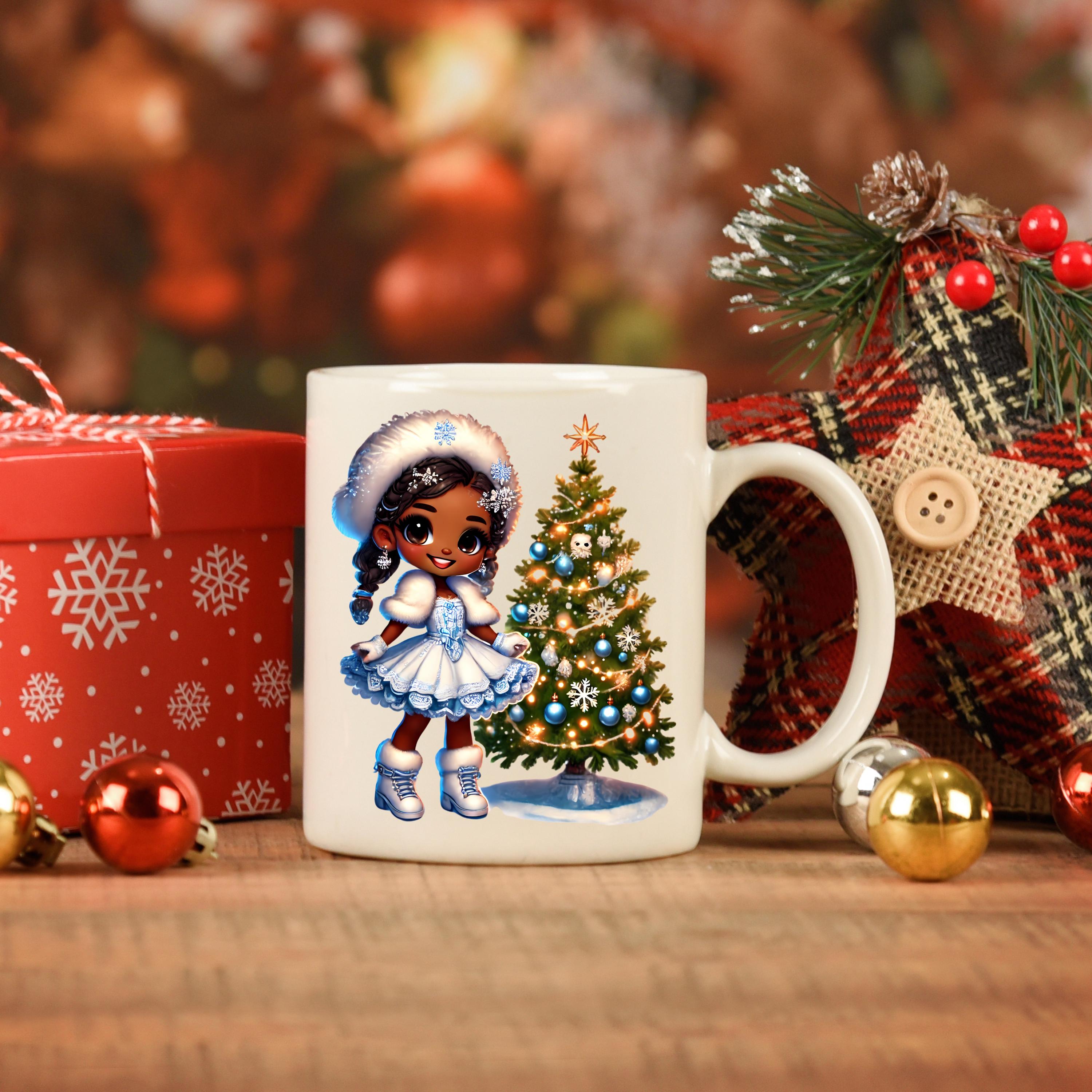 Christmas Chibi Girl Clipart: Holiday PNG (digital Download) - Etsy