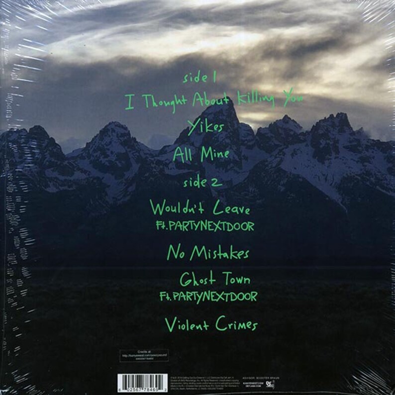 Kanye West Ye Vinyl Record LP Album - Etsy
