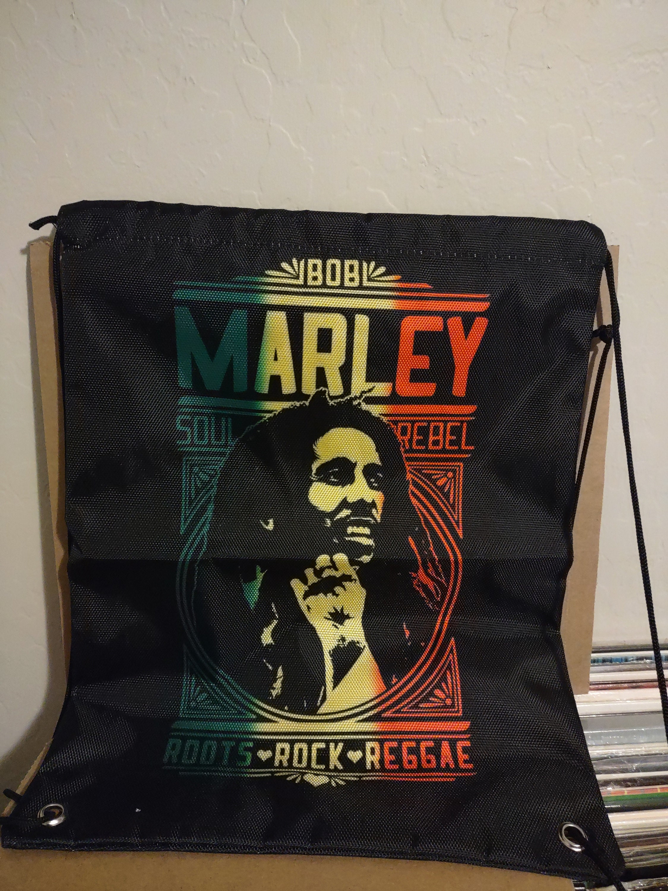 Bob Marley Soul Rebel Roots Rock Reggae Drawstring Bag Backpack - Etsy