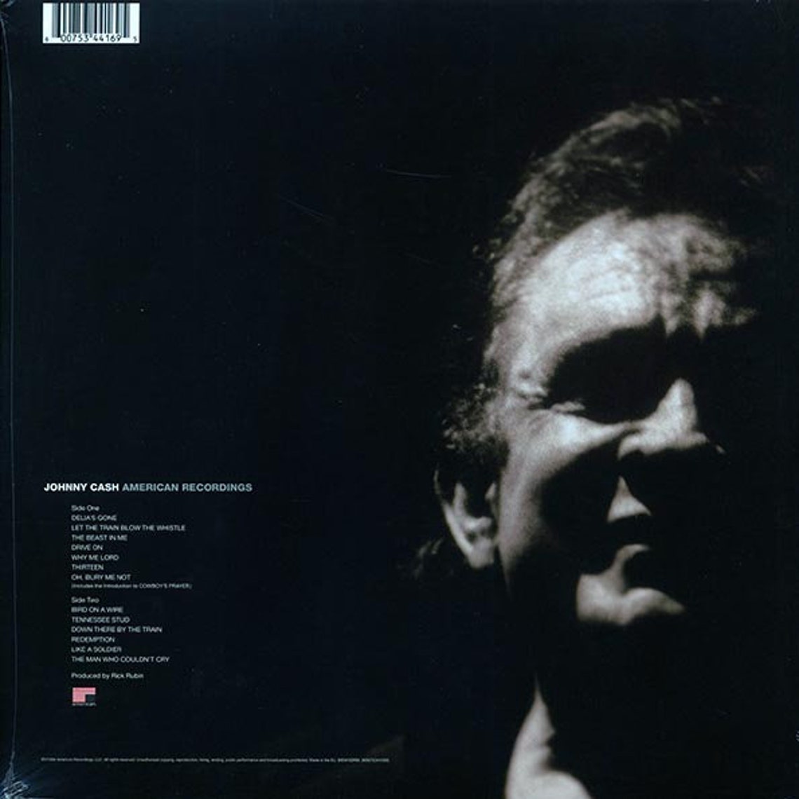 Johnny Cash - American Recordings Vinyl Record LP Album - Etsy