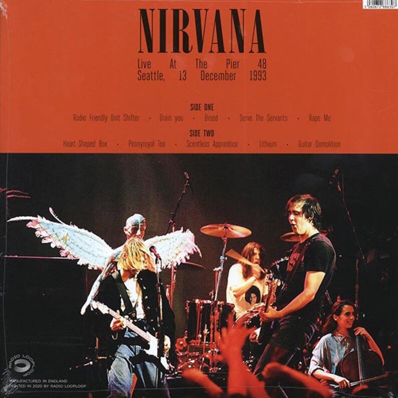 Nirvana - Live at the Pier 48 Seattle, 13 December 1993 Vinyl Record LP ...