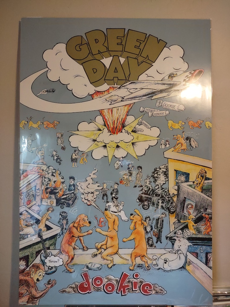 Green Day Dookie Poster 24" X 36" - Etsy