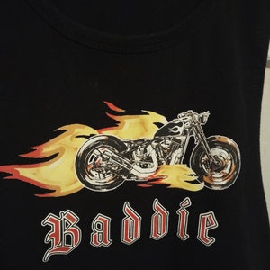Sleeveless Cutoff Motorcycle Baddie Shirt Women's Medium - Etsy